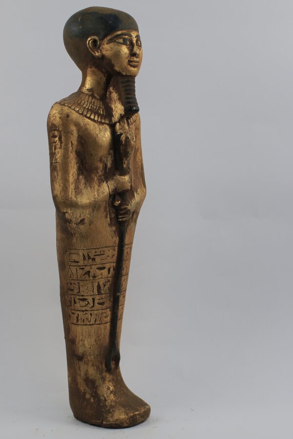 Ancient Egyptian Ptah god standing & holding his stick-Altar statue ...