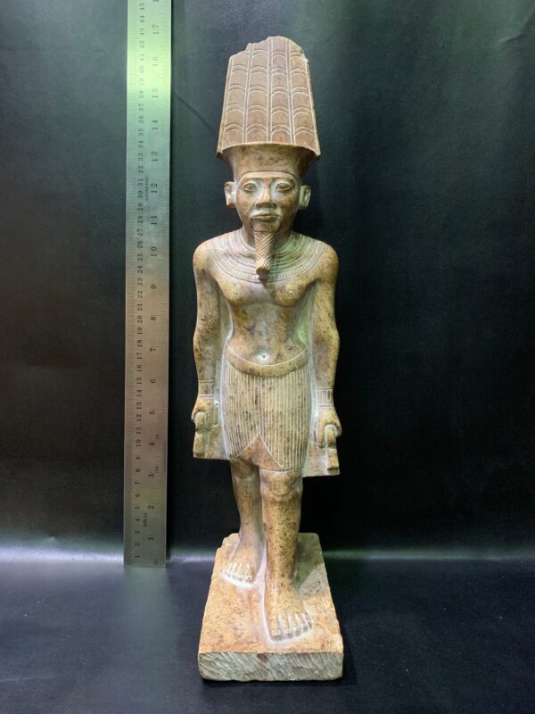 Fantastic AMUN-RA (god of the sun) standing, Carefully made from the ...