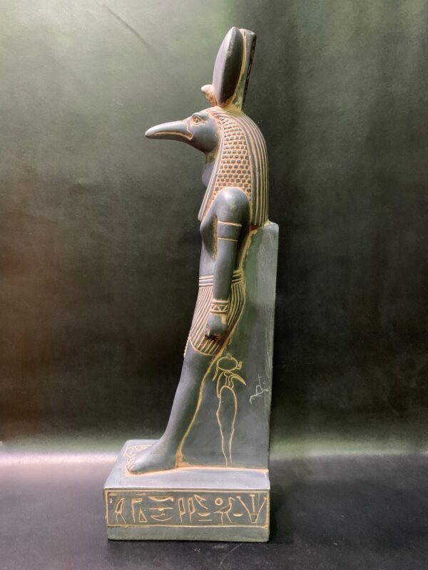 Amazing THOTH Egyptian god of knowledge & moon as a Bird face with a ...