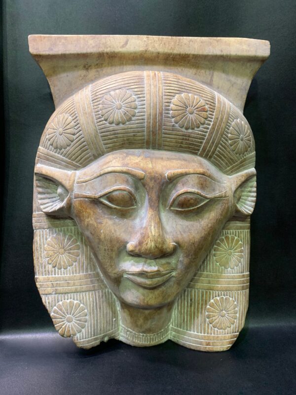 Replica Hathor Head statue- hathor statuette – Unique piece of the ...