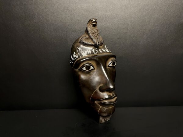 Rare BLACK Amazing AKHENATEN face – Replica Altar statue made from ...