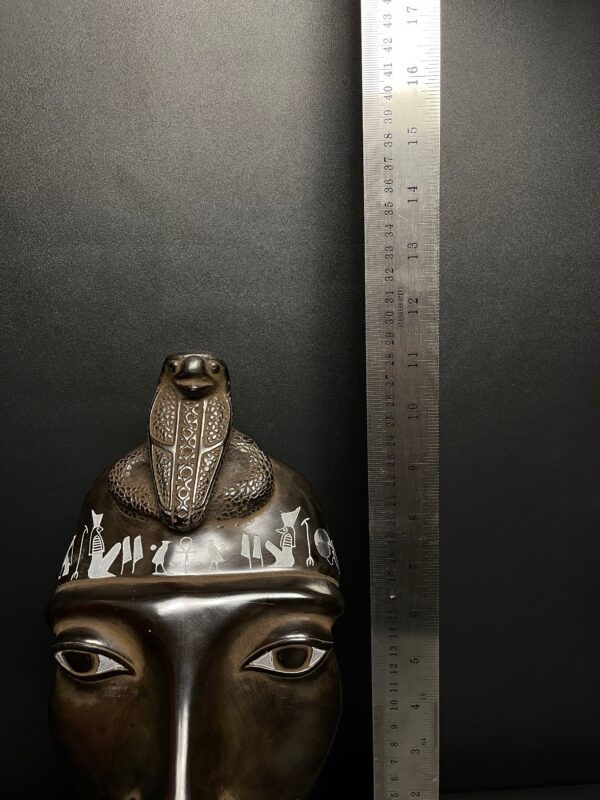 Rare BLACK Amazing AKHENATEN face – Replica Altar statue made from ...