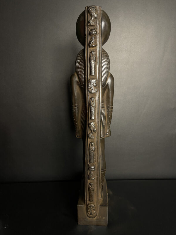 AMON RA the god of sun wearing Sun disk with a falcon face – Altar ...