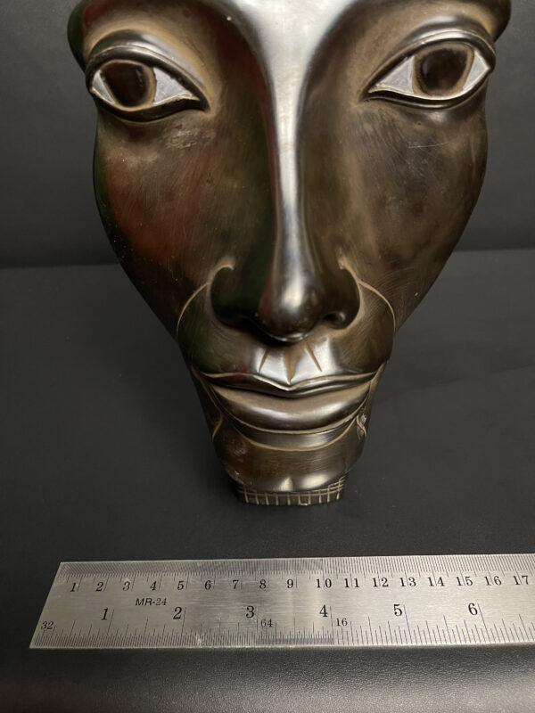 Rare BLACK Amazing AKHENATEN face – Replica Altar statue made from ...