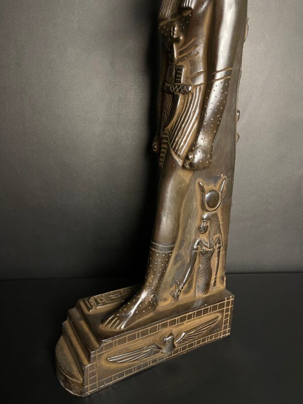 AMON RA the god of sun wearing Sun disk with a falcon face – Altar ...