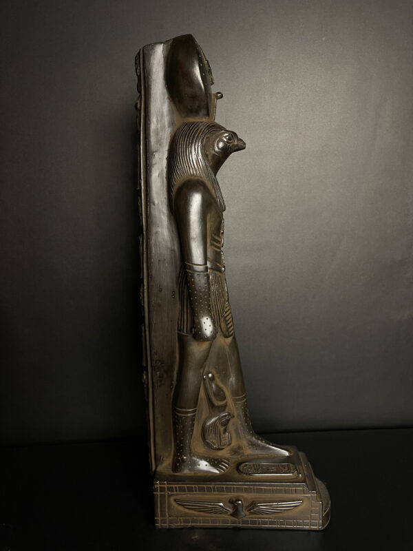 AMON RA the god of sun wearing Sun disk with a falcon face – Altar ...