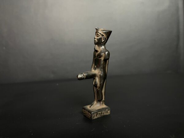 Gorgeous Ancient Egyptian ART God MIN ( phallic ) the god of fertility ...