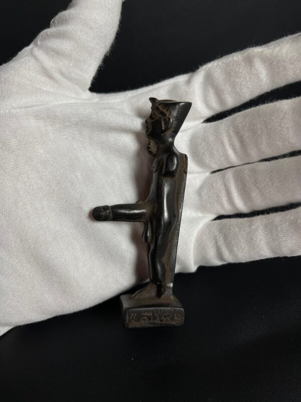 Gorgeous Ancient Egyptian ART God MIN ( phallic ) the god of fertility ...