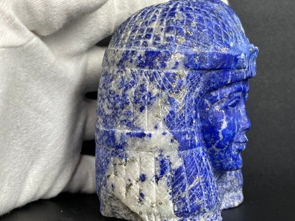 ONE Of A Kind Lapis lazuli Head of Queen Hatshepsut the most beautiful ...