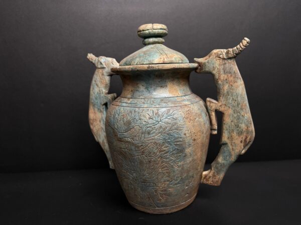 Beautiful Ancient Egyptian Vase with ISIS goddess of protection and ...