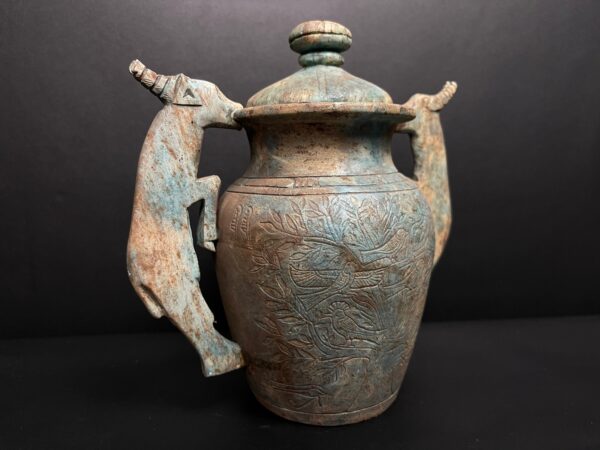 Beautiful Ancient Egyptian Vase with ISIS goddess of protection and ...