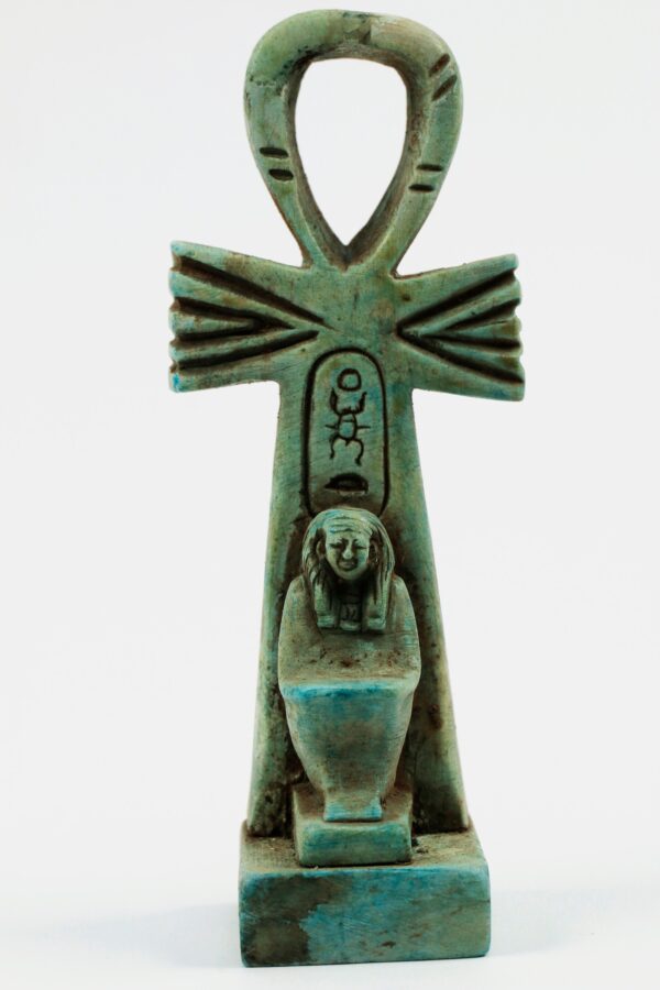 Marvelous Egyptian ANKH ( key of life ) with ISIS goddess of protection ...