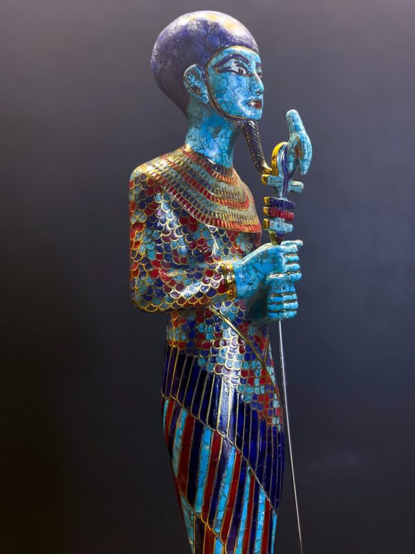 Ptah god, Ptah statue, Phthah Egyptian god, Egyptian god Ptah holding ...