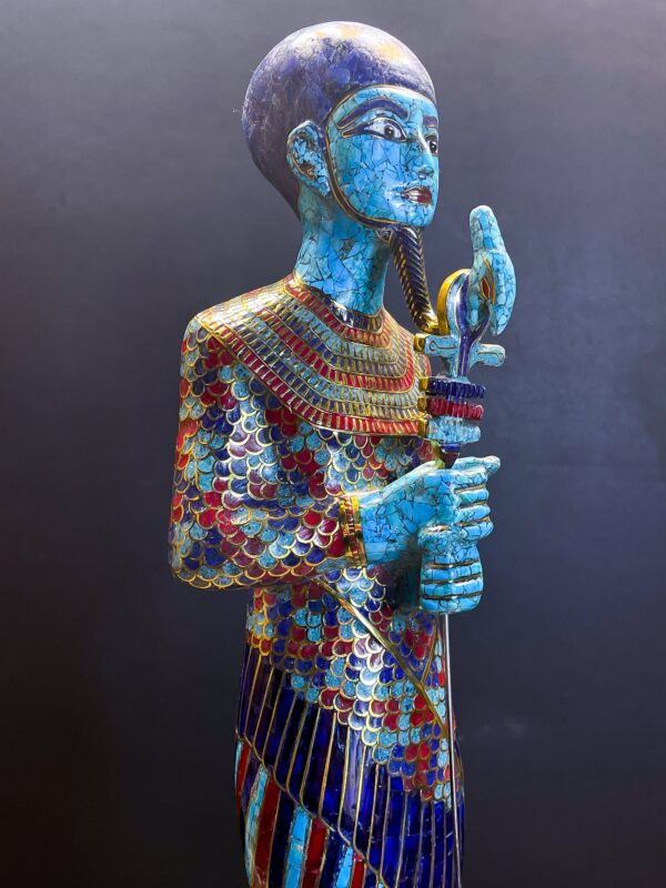 Ptah god, Ptah statue, Phthah Egyptian god, Egyptian god Ptah holding ...