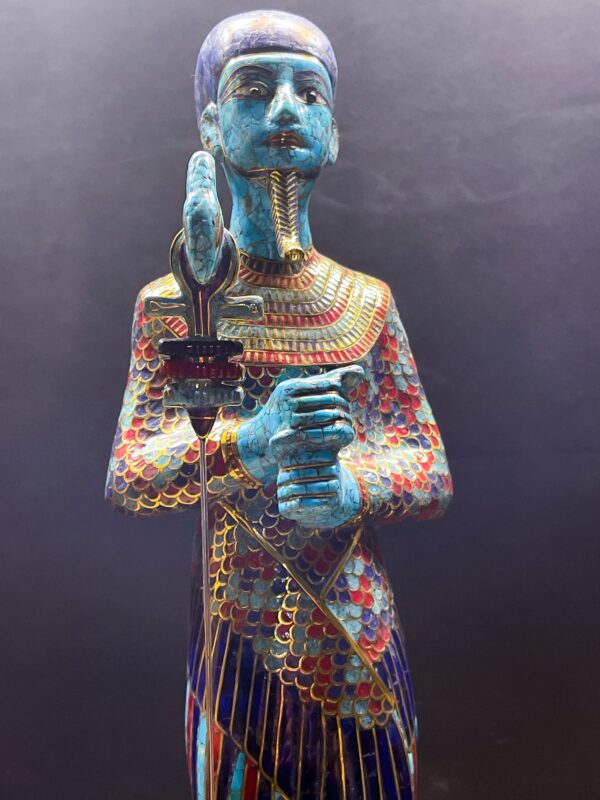 Ptah god, Ptah statue, Phthah Egyptian god, Egyptian god Ptah holding ...