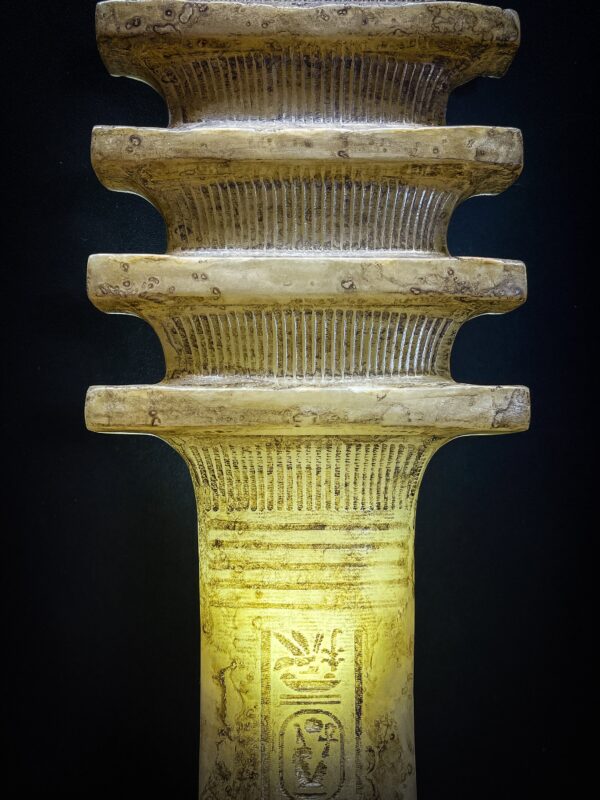 Egyptian Alabaster Carved Osiris Djed Pillar, Osiris Djed, Egyptian ...