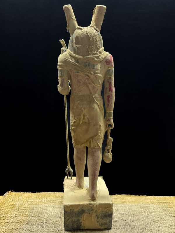 22″ Mummified Ancient Egyptian God Seth, Egyptian Seth statue. God Seth ...